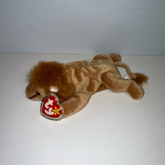 Ty | Toys | Ty Beanie Baby Roary Lion Brown Plush Toy Tan New Nwmt 996 ...